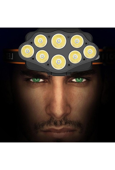 Profesyonel Kafa Feneri 5000 Lümen