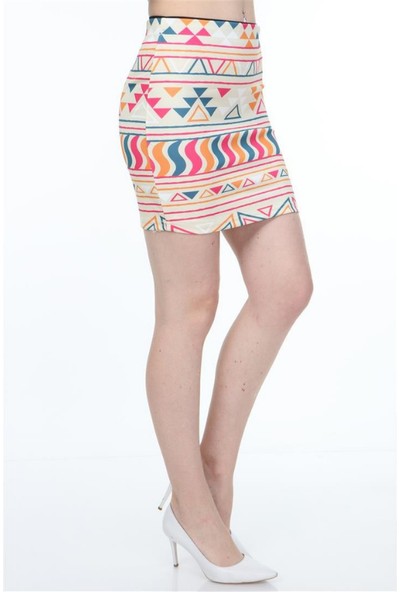 Latua Design Kilim Desenli Mini Etek Latua Design Kilim Desenli Mini Etek