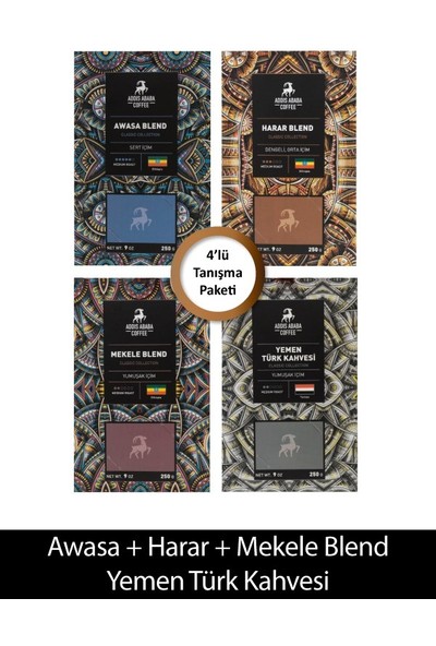 4'lü Kahve Tanışma Paketi