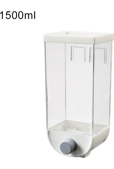 Deyuer 1000/1500 ml Duvar Asılı Gıda Konteyner Tahıl Saklama Kutusu Mutfak Fasulye Dispenseri (Yurt Dışından) Deyuer 1000/1500 ml Duvar Asılı Gıda Konteyner Tahıl Saklama Kutusu Mutfak Fasulye Dispenseri (Yurt Dışından)