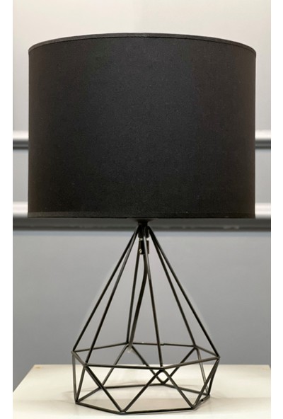 Morina Modern Siyah Abajur