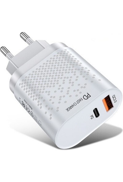 Vendas USB Qc3.0 ve Pd3.0 Çıkışlı Uslion 18W Destekli Hızlı Şarj Aleti