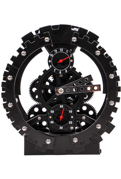Hareketli Çarklı Dekoratif Saat