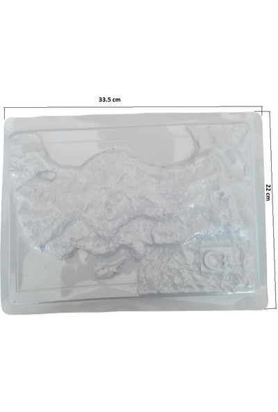 Exiz Ticaret Harita Alçı Kalıbı Küçük Exiz Ticaret Harita Alçı Kalıbı Küçük