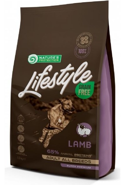 Natures Protection Lifestyle Tahılsız Kuzu Etli Yetişkin Köpek Maması 1,5kg. Natures Protection Lifestyle Tahılsız Kuzu Etli Yetişkin Köpek Maması 1,5kg.