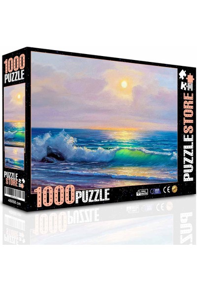 Puzzle Store® Gün Batımı Dalgalar 1000 Parça Puzzle Store® Gün Batımı Dalgalar 1000 Parça