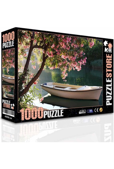 Puzzle Store® Bahar Dalları Gölgesinde Kayık 1000 Parça Puzzle Store® Bahar Dalları Gölgesinde Kayık 1000 Parça