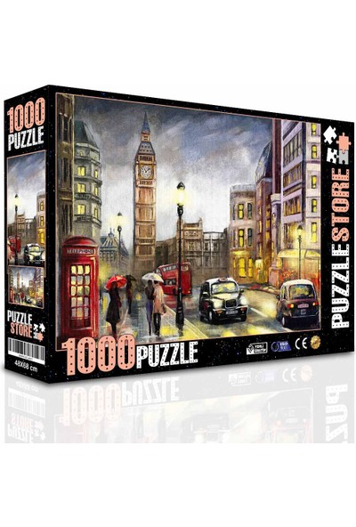 Puzzle Store® Londra Sokakları 1000 Parça