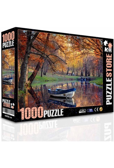 Puzzle Store® Sonbahar Kayık 1000 Parça