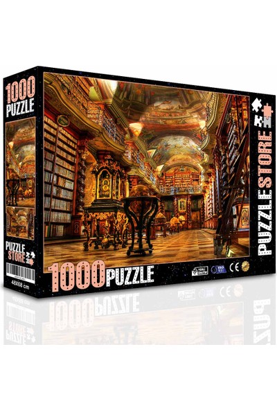 Puzzle Store® Klementinum Kütüphanesi 1000 Parça Puzzle Store® Klementinum Kütüphanesi 1000 Parça