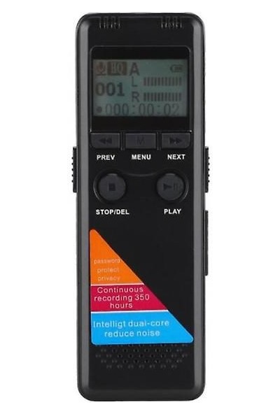 Ateştech Profesyonel 32 GB Mp3 Çalar Dijital Ses Kayıt Cihazı