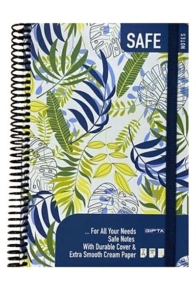 Umut Gıpta Safe Notes 17X24 Spiralli Defter Sert Kapak 120 Yp. Çizgili 5556 Umut Gıpta Safe Notes 17X24 Spiralli Defter Sert Kapak 120 Yp. Çizgili 5556