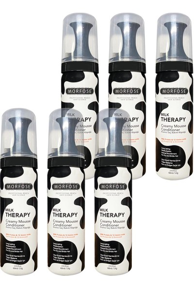 morfose Milk Therapy Saç Köpüğü 60 ml 6 Adet morfose Milk Therapy Saç Köpüğü 60 ml 6 Adet