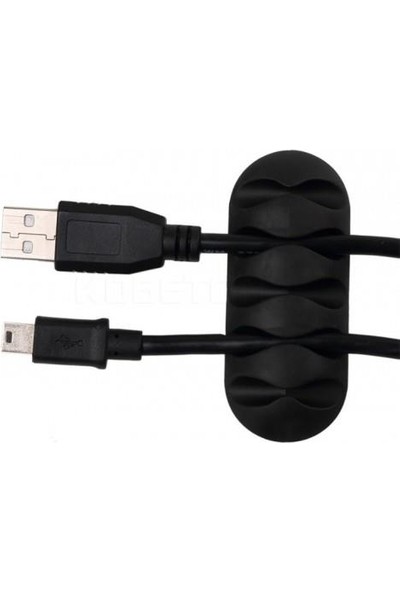 3'lü 5 Kanallı Masa Üstü Düzen Kablo Sabitleyici Kablo Sabitleme Tutucu