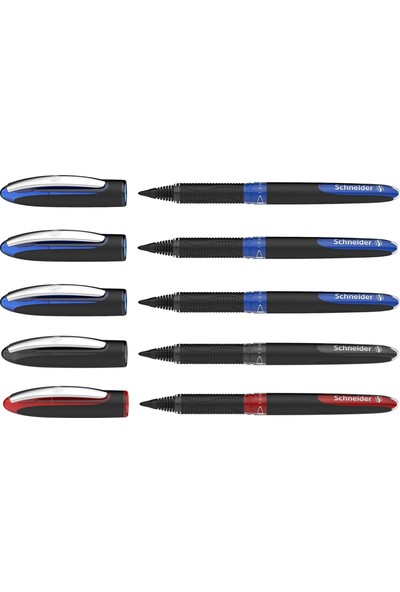 Schneider One Sign 1,0 mm Roller Imza Kalemi 3 Mavi 1 Siyah 1 Kırmızı Schneider One Sign 1,0 mm Roller Imza Kalemi 3 Mavi 1 Siyah 1 Kırmızı