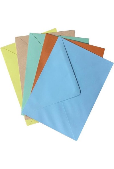 Doğan 13X18 Davetiye Zarfı 80 Gr. Renkli 15'li