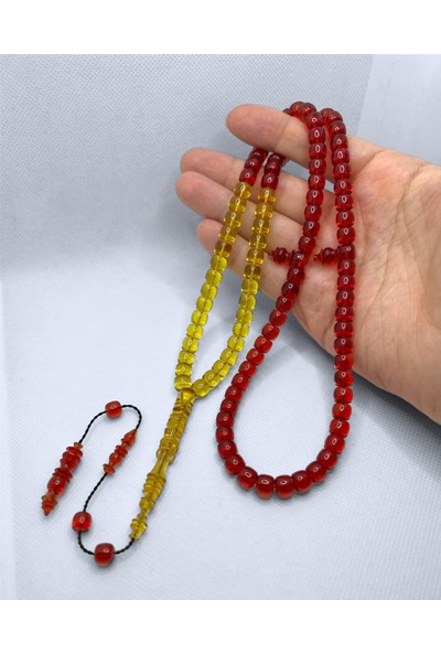 Kehribar Store Ateş Kehribar 99 Luk Namaz Tesbihi Sistemli Tekerlek Kesim Halkalı Imame Usta Imzalı Sarı Kırmızı Kehribar Store Ateş Kehribar 99 Luk Namaz Tesbihi Sistemli Tekerlek Kesim Halkalı Imame Usta Imzalı Sarı Kırmızı