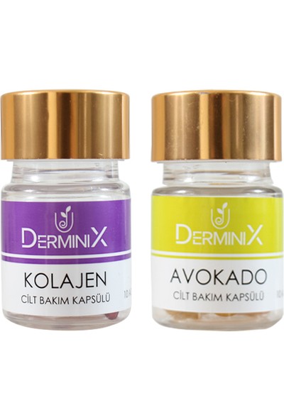Derminix Kolajen ve Avokado Kapsül 20'li Derminix Kolajen ve Avokado Kapsül 20'li