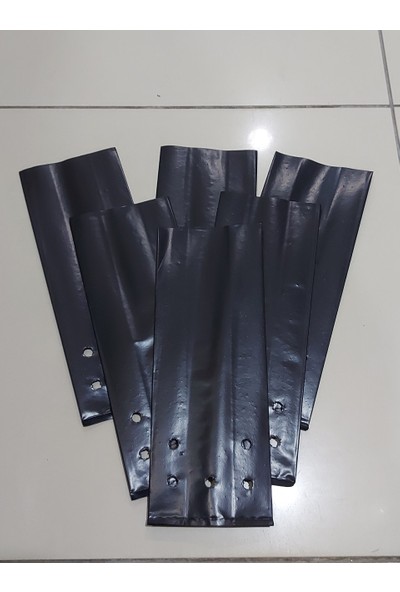 10*30 cm Ebdında Delikli Fidan Poşeti, 50 Adet (Körükler 2,5+2,5)