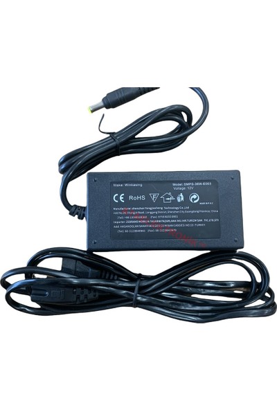 Ata Elektronik 12 Volt 3 Amper 36W 12 Volt 3 Amper Masa Tip Adaptör Besleme 12V 3A 5.5mm 2.5mm Ata Elektronik 12 Volt 3 Amper 36W 12 Volt 3 Amper Masa Tip Adaptör Besleme 12V 3A 5.5mm 2.5mm