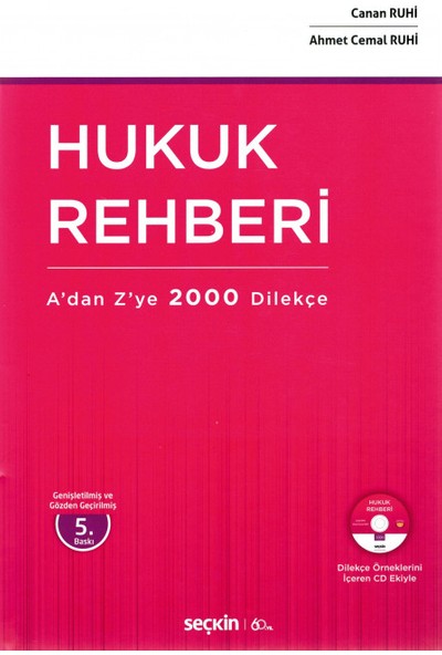 Hukuk Rehberi Tüm Dava Dilekçeleri Cd' Li - Ahmet Cemal Ruhi (Ciltli)