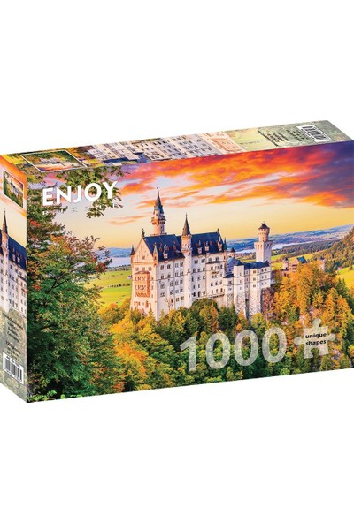 Enjoy Puzzle 1000 Parçalık Sonbaharda Neuschwanstein Şatosu Puzzle