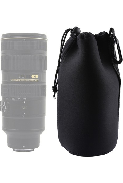 Hongshou 10X22 cm Neopren Slr Kamera Lens Taşıma Çantası（siyah） (Yurt Dışından)