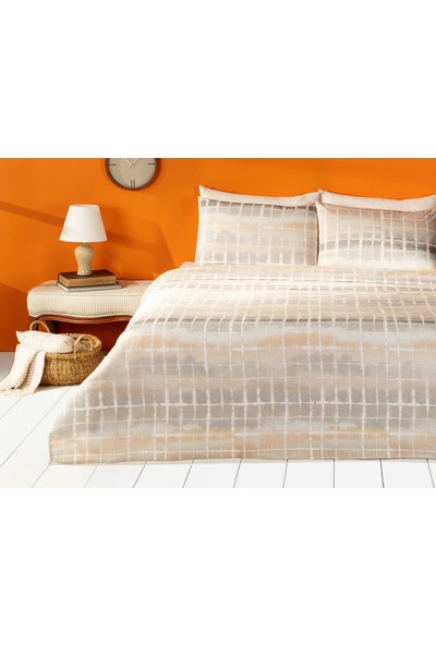 Madame Coco Burk Çift Kişilik Baskılı Pike Takımı - Gri