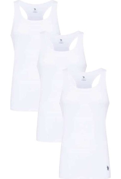 U.s. Polo Assn. Kadın Beyaz 3 Lü Lyc. Sporcu Atlet