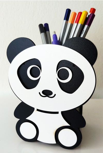 Notpa Panda Masaüstü Kalemlik Montajı Yapılmış Ürün