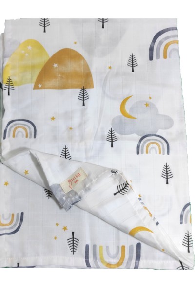 Storky Baby Müslin Çok Amaçlı Bebek Örtüsü