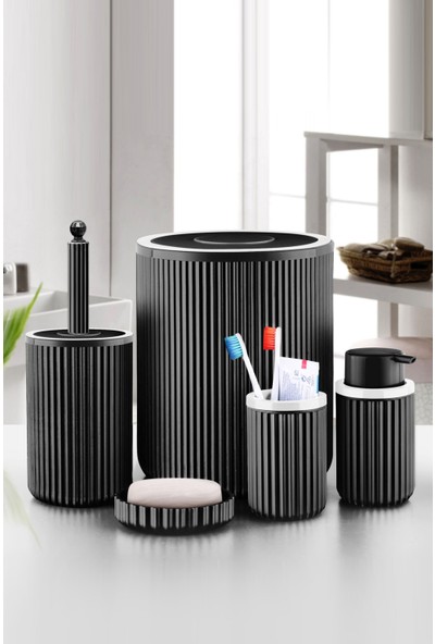 Queens Kitchen 5'li Banyo Seti Queens Kitchen 5'li Banyo Seti