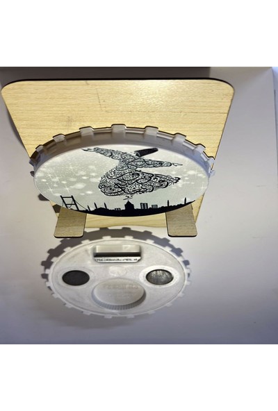 Jet Reklam Mevlana Desenli Mıknatıslı Gazoz Soda Kola ve Şişe Açacağı