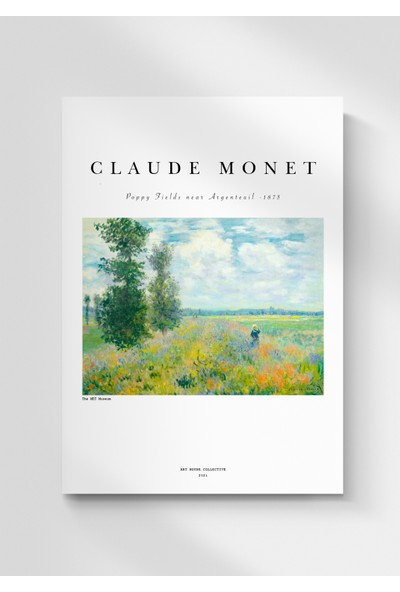 Art House Collective Claude Monet Poster - Poppy Fields Near Argenteuil - Yüksek Çözünürlükte - Çerçevesiz Art House Collective Claude Monet Poster - Poppy Fields Near Argenteuil - Yüksek Çözünürlükte - Çerçevesiz