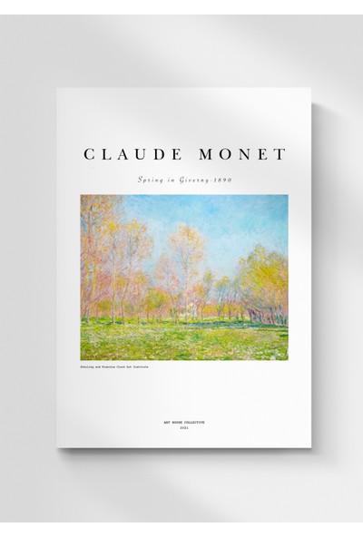 Art House Collective Claude Monet Poster I Spring In Giverny - Tablo Ölçülerinde - Çerçevesiz - Yüksek Çözünürlükte Art House Collective Claude Monet Poster I Spring In Giverny - Tablo Ölçülerinde - Çerçevesiz - Yüksek Çözünürlükte