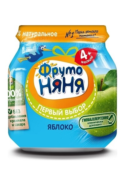 Frutto Nyanya Organik Elma Püresi 100 gr (+5 Ay)