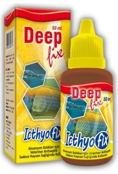 Deep Ichthyo Fix Akvaryum Balıkları Için Deri Losyonu 50 ml Deep Ichthyo Fix Akvaryum Balıkları Için Deri Losyonu 50 ml