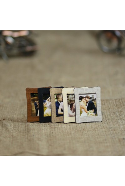 Hanem Grup Ahşap 4,5x6 cm Vesikalık Çerçeve 5 Adet Hanem Grup Ahşap 4,5x6 cm Vesikalık Çerçeve 5 Adet