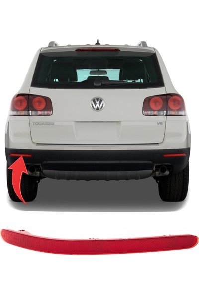 Gkl Vw Touareg Sol Arka Tampon Reflektörü 2002-2010 7L6945105A Gkl Vw Touareg Sol Arka Tampon Reflektörü 2002-2010 7L6945105A