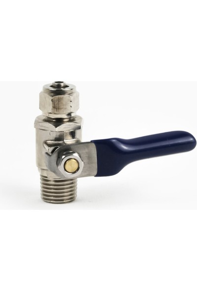 Aquames - Su Arıtma Cihazı Metal Mini Küresel Vana 1/4 Aquames - Su Arıtma Cihazı Metal Mini Küresel Vana 1/4