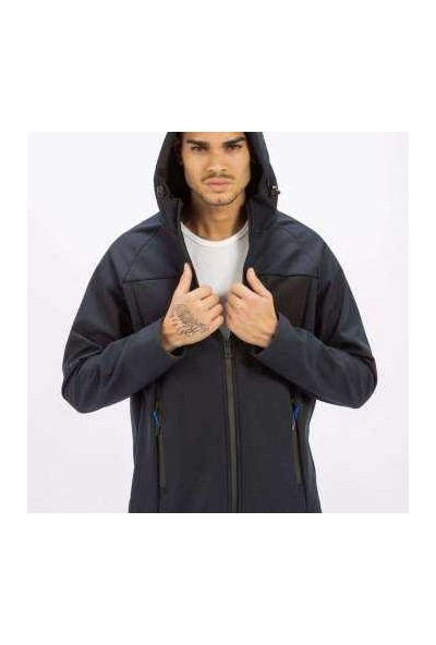 Exuma Erkek Softshell Mont - Lacivert