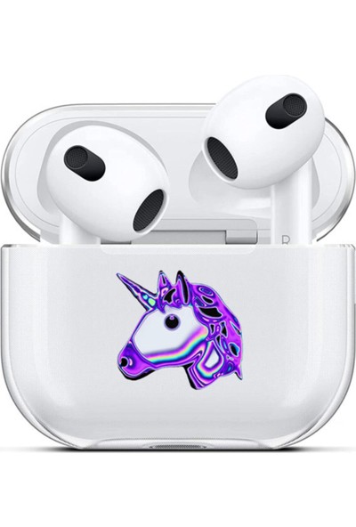 Dolia Apple Uyumlu Airpods 3.nesil Kılıf Desenli Şeffaf Kapak (Kulaklık Değildir) LED Unicorn. Dolia Apple Uyumlu Airpods 3.nesil Kılıf Desenli Şeffaf Kapak (Kulaklık Değildir) LED Unicorn.
