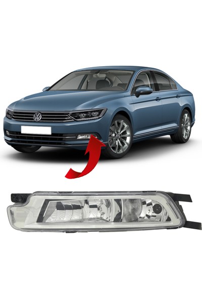 Gkl Vw Passat B8 Sol Sis Farı Gündüz Farlı 2015-2019 3G0941661H Gkl Vw Passat B8 Sol Sis Farı Gündüz Farlı 2015-2019 3G0941661H