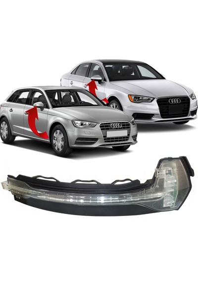 Gkl Audi A3 Sağ Ayna Sinyali 2013-2019 8V0949102 Gkl Audi A3 Sağ Ayna Sinyali 2013-2019 8V0949102