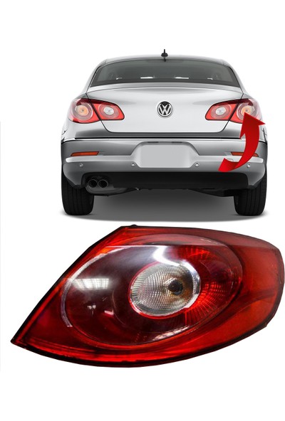 Gkl Vw cc Sağ Stop Lambası Dış 2008-2012 3C8945096D
