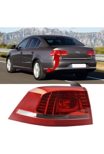Gkl Vw Passat B7 Sol Stop Lambası Dış Ledli 2011--2015 3AE945207B Gkl Vw Passat B7 Sol Stop Lambası Dış Ledli 2011--2015 3AE945207B