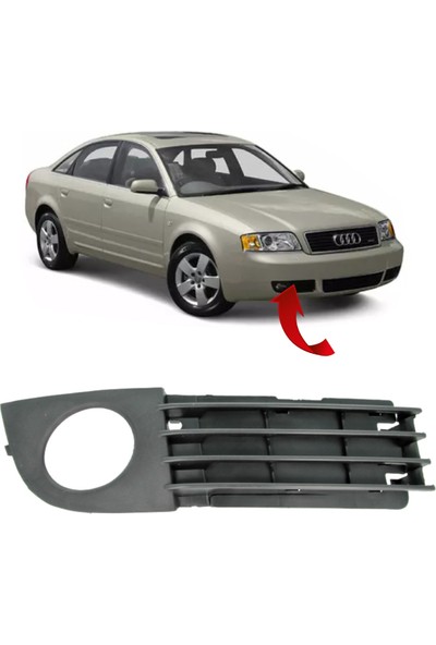 Gkl Audi A6 Sağ Sis Kapağı Sisli 2002-2005 4B0807682T Gkl Audi A6 Sağ Sis Kapağı Sisli 2002-2005 4B0807682T