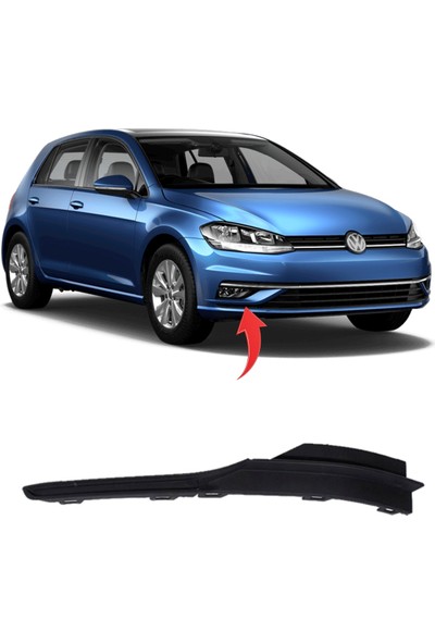 Gkl Vw Golf 7.5 Sağ Ön Tampon Kapagı 2017-2020 5G0853666L