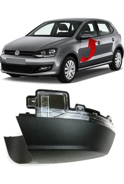 Gkl Vw Polo Sol Ayna Sinyali 2009-2017 6R0949101F Gkl Vw Polo Sol Ayna Sinyali 2009-2017 6R0949101F