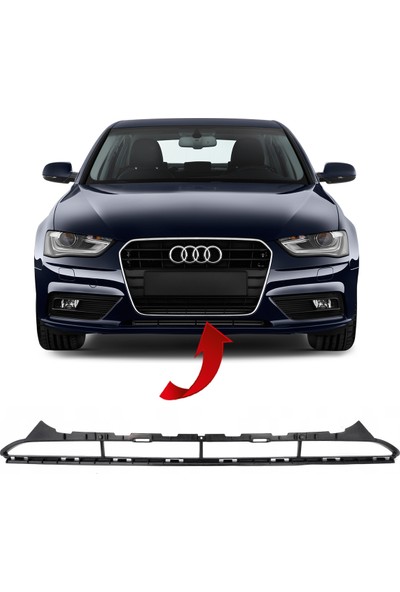 Gkl Audi A4 Ön Tampon Alt Orta Izgara 2013-2015 8K0807683